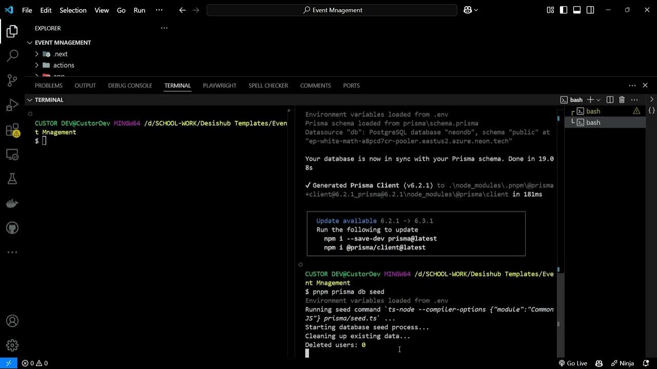 Database Seeding in Next.js with Prisma - YouTube