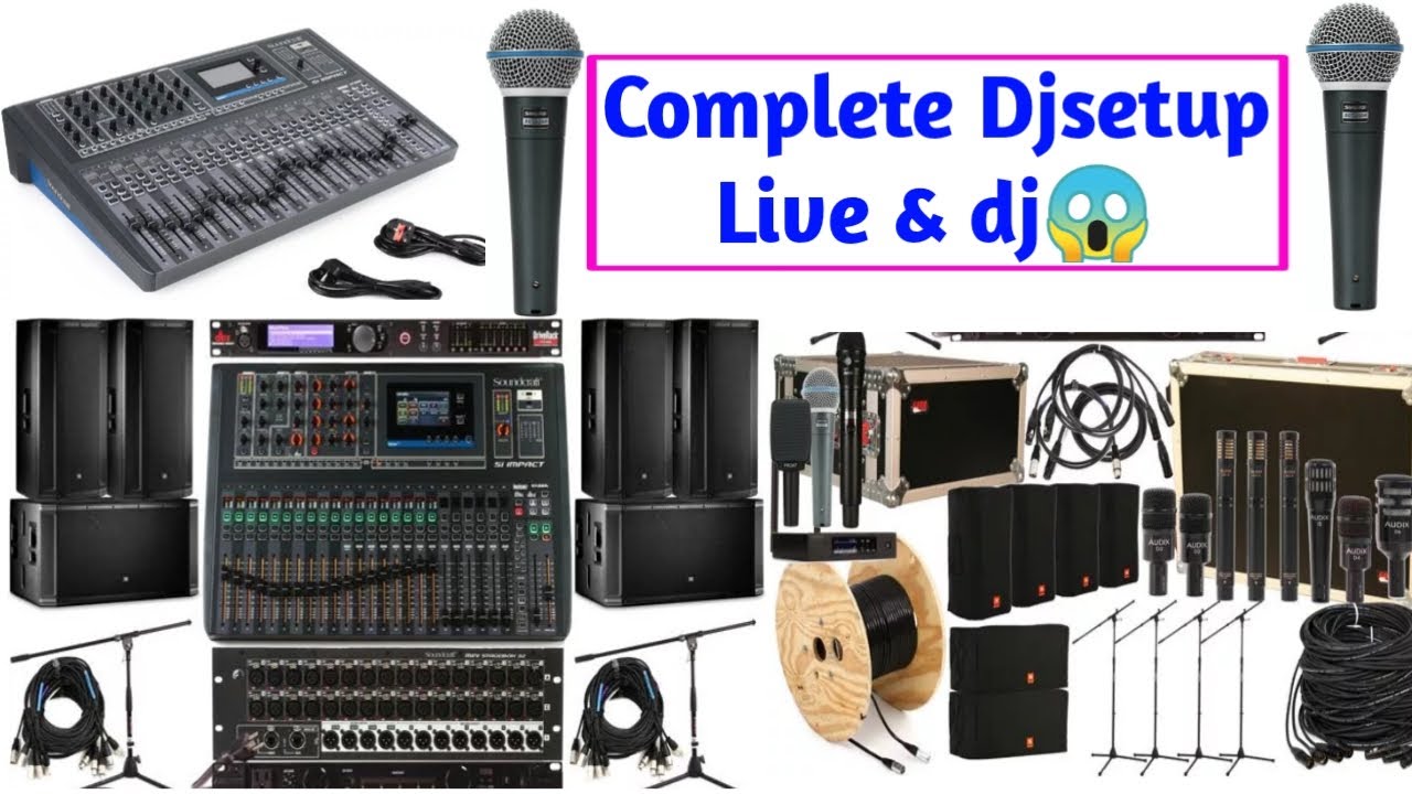 complete DJ setup | live and dj full djsetup with price - YouTube
