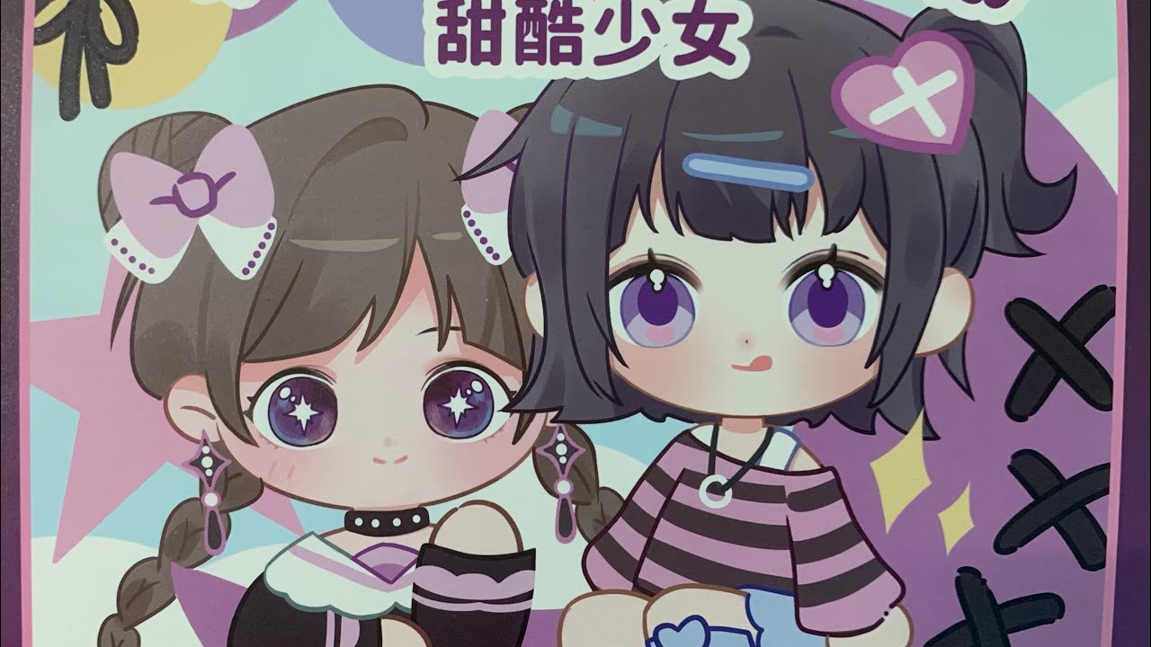 Girls SUS Are Here 🐰 | Cute Sprunki Sinner Paper Sticker Play - YouTube