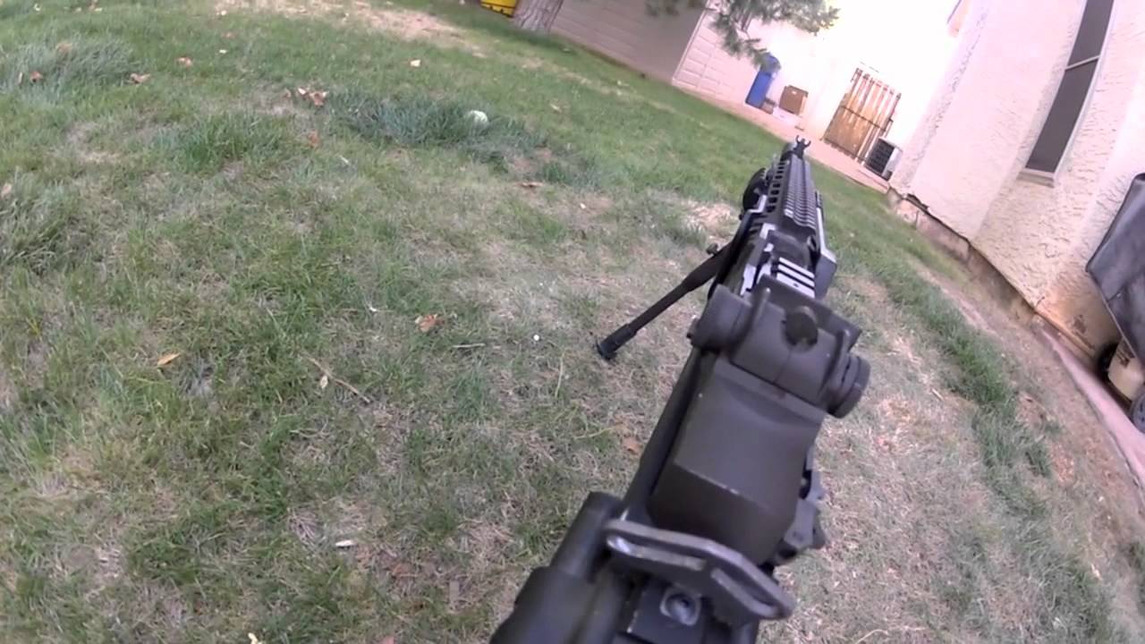 WE M14 EBR FIRST PERSON SHOOTING - YouTube