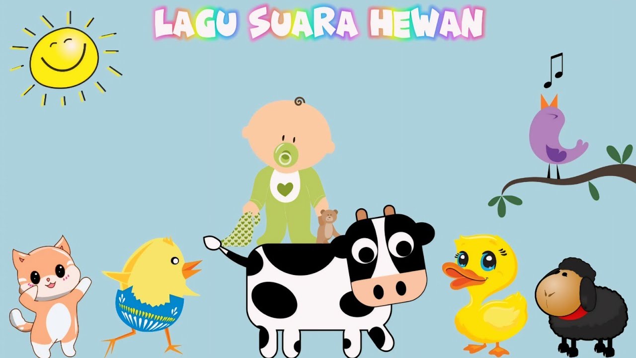 Lagu Suara Hewan Versi 3 | Suara Binatang | Lagu Anak Anak Indonesia ...