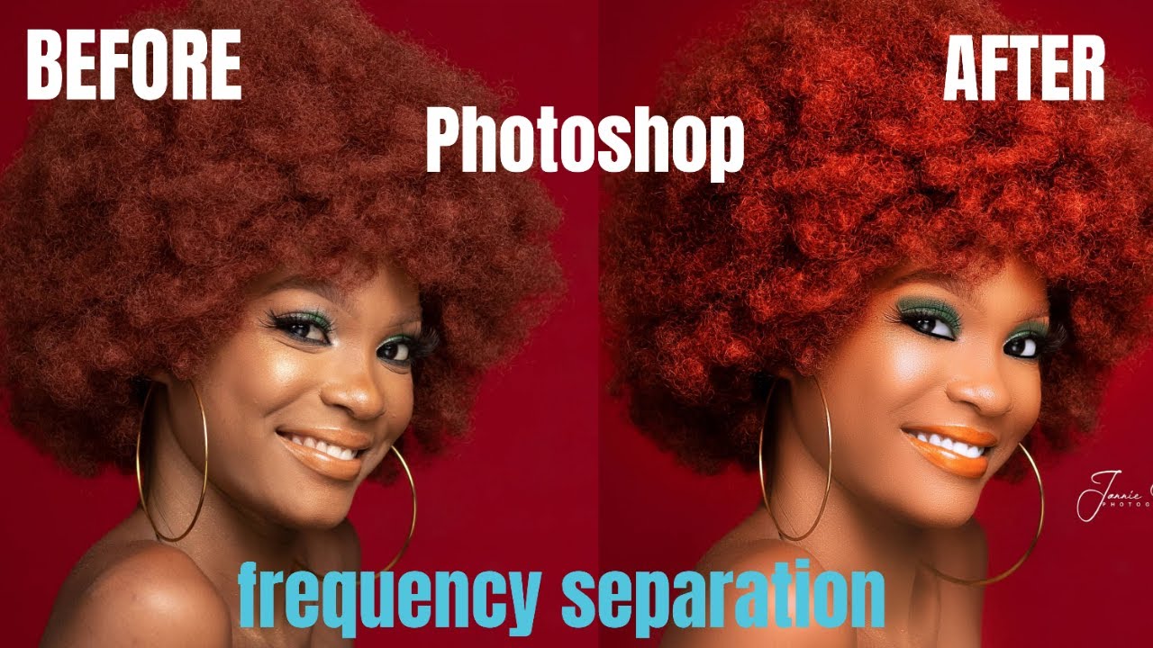 Retouching Process in Photoshop | frequency separation | - YouTube