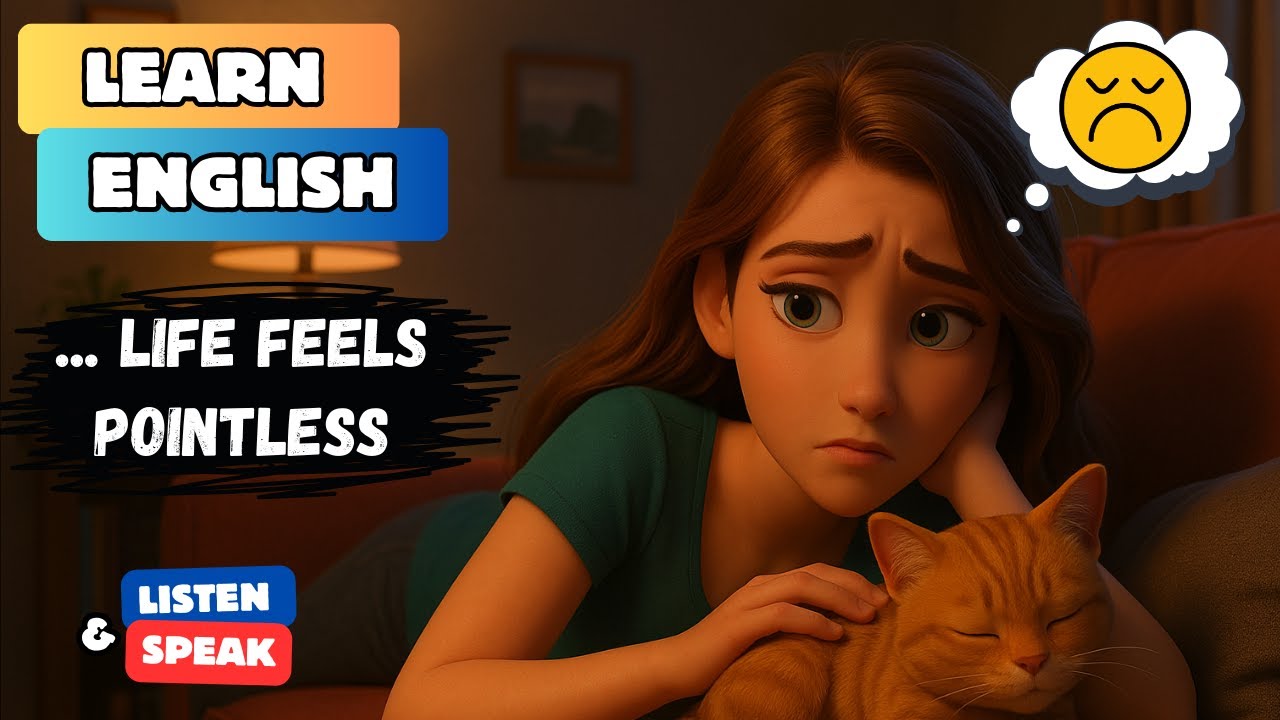 What to Do When Life Feels Pointless | English Listening & Speaking ...