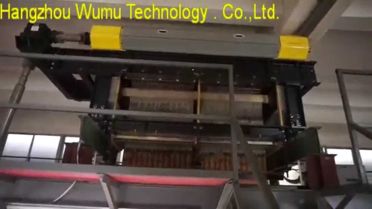 Electronic Jacquard Machine working on rapier looms - YouTube