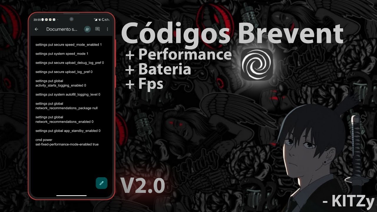 CÓDIGOS PARA PERFORMANCE BREVENT V2.0 | Desativar logs, anúncios, e fixar performance ️‍🔥😼 - YouTube