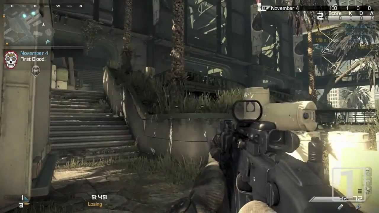 Call of Duty Ghosts Multiplayer Gameplay - YouTube