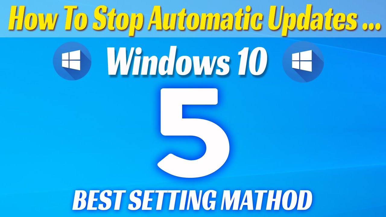 Permanently Off Windows 10 Update 🔥 Save Your Internet Data 🔥 How to ...