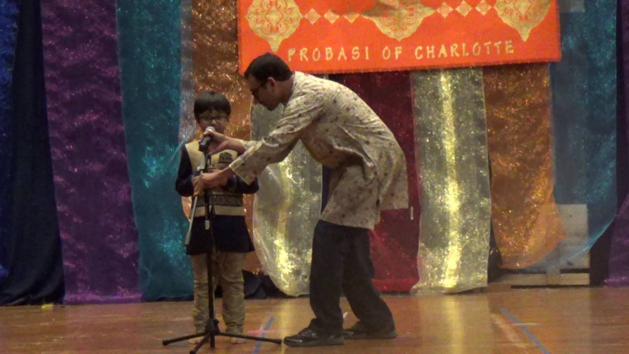 Agastya L Roy's Sloka recital (6 years old), Probasi Cultural Program ...