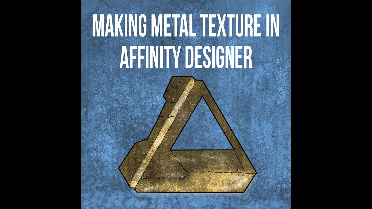 Metal Textures in Affinity Designer - YouTube