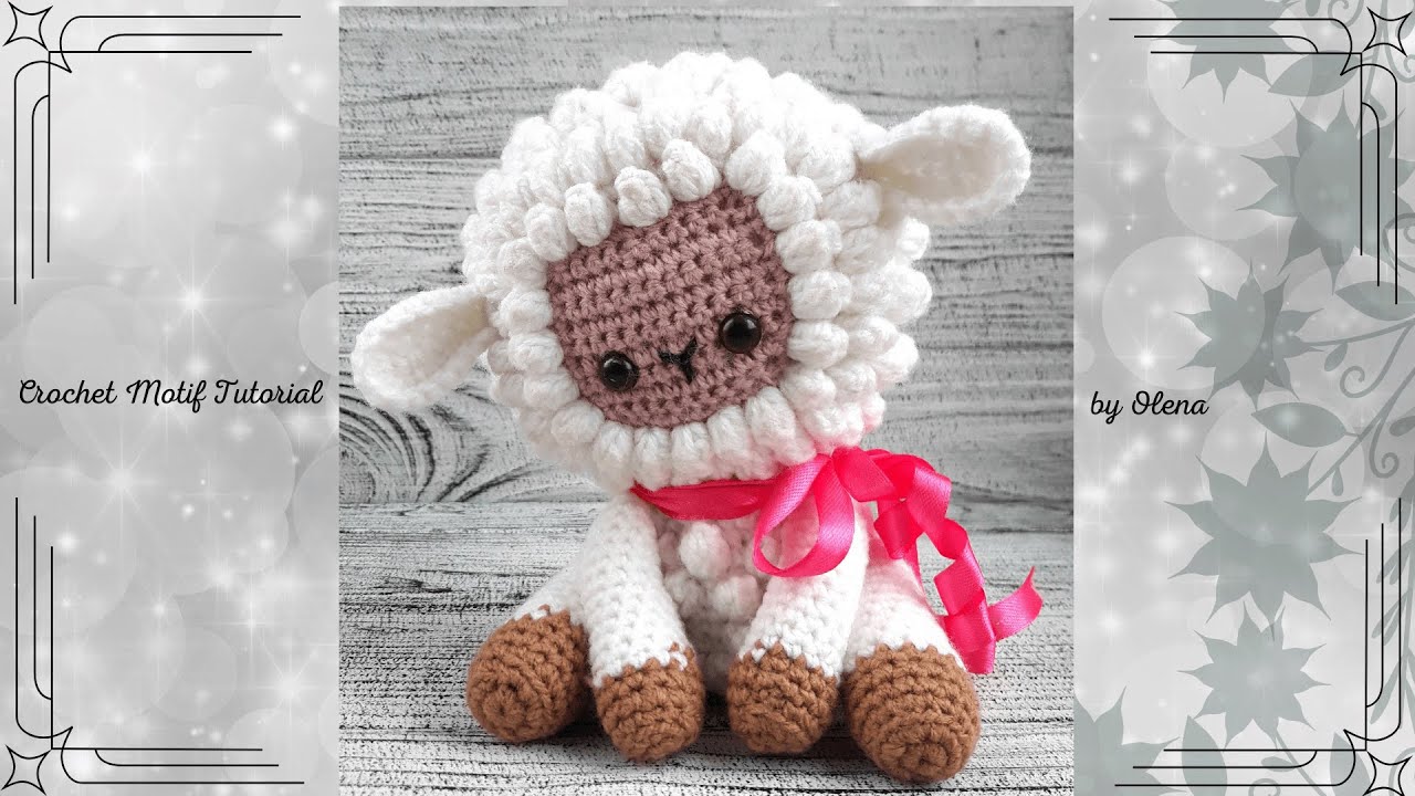 How to crochet Lamb 🐑 Easter decor 💐 Crochet sheep tutorial - YouTube