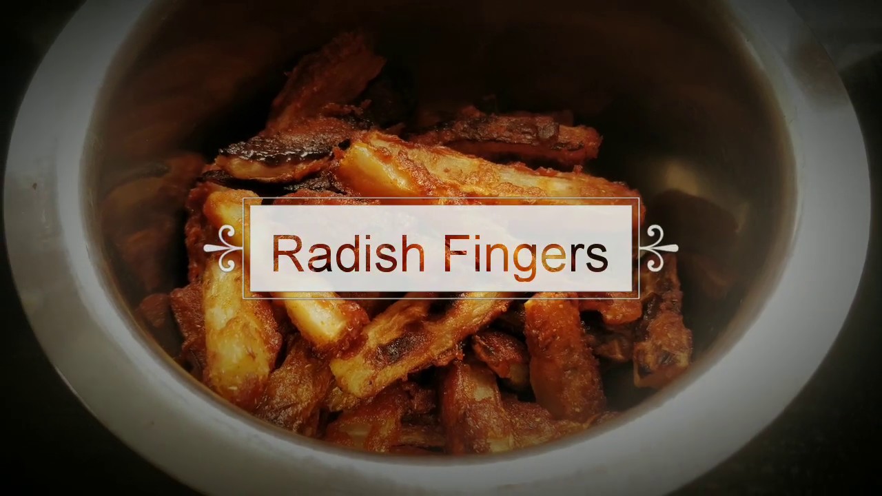 Radish Fingers/ Radish Fry/ Mullangi Fry - YouTube