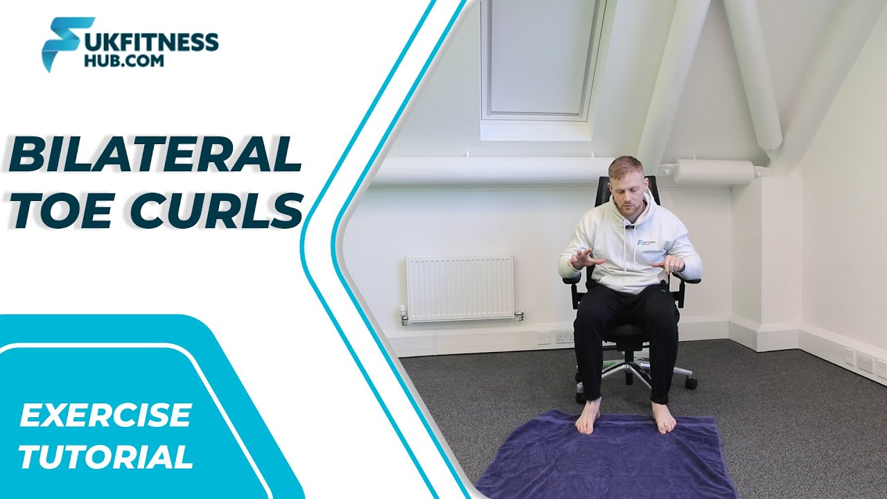 Exercise Tutorial: Bilateral Toe Curl With Towel - YouTube