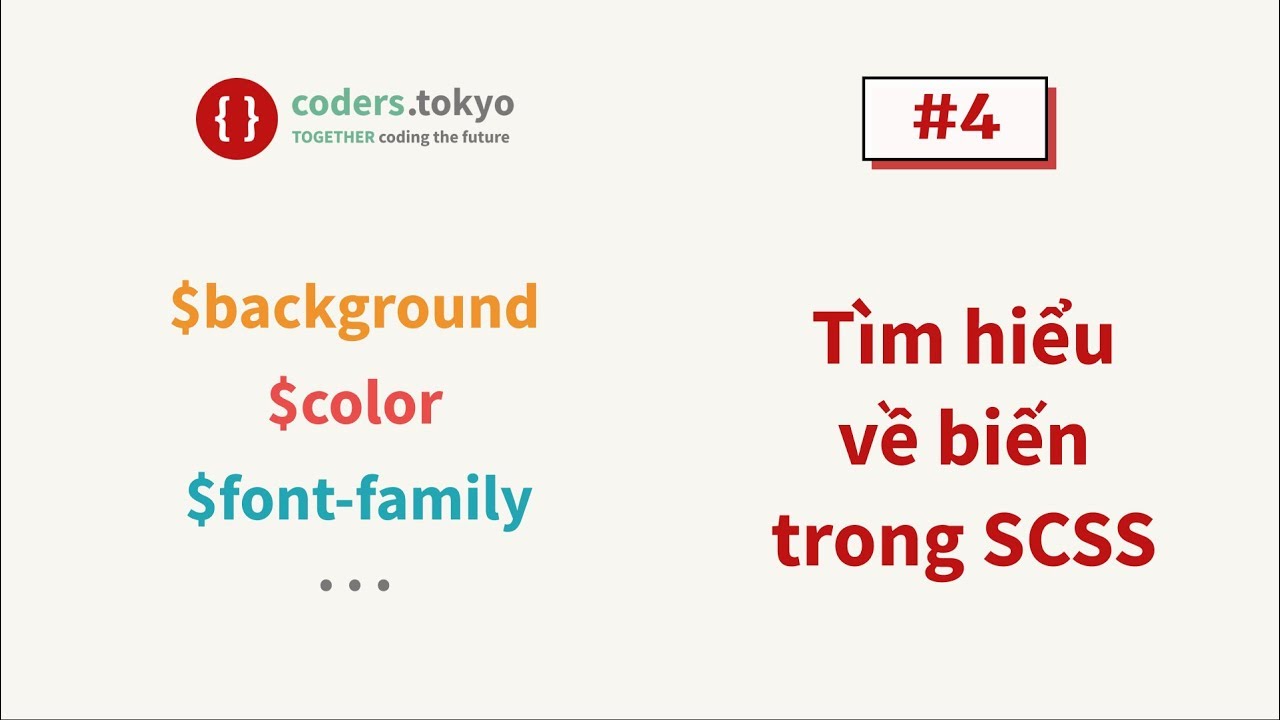 Bài 4 Variable in SCSS - YouTube
