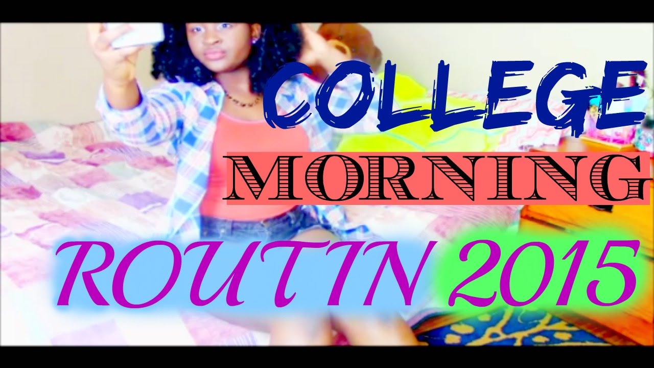 College Morning Routine For School 2015!! - YouTube