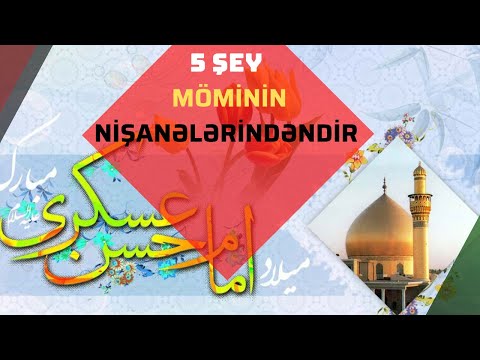 5 şey möminin nişanələrindəndir