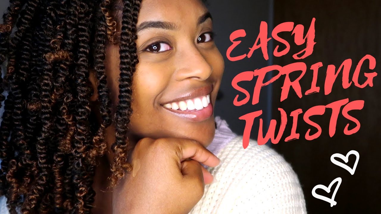 EASY SPRING TWISTS | MINI TUTORIAL | Adrienne Taylor World - YouTube