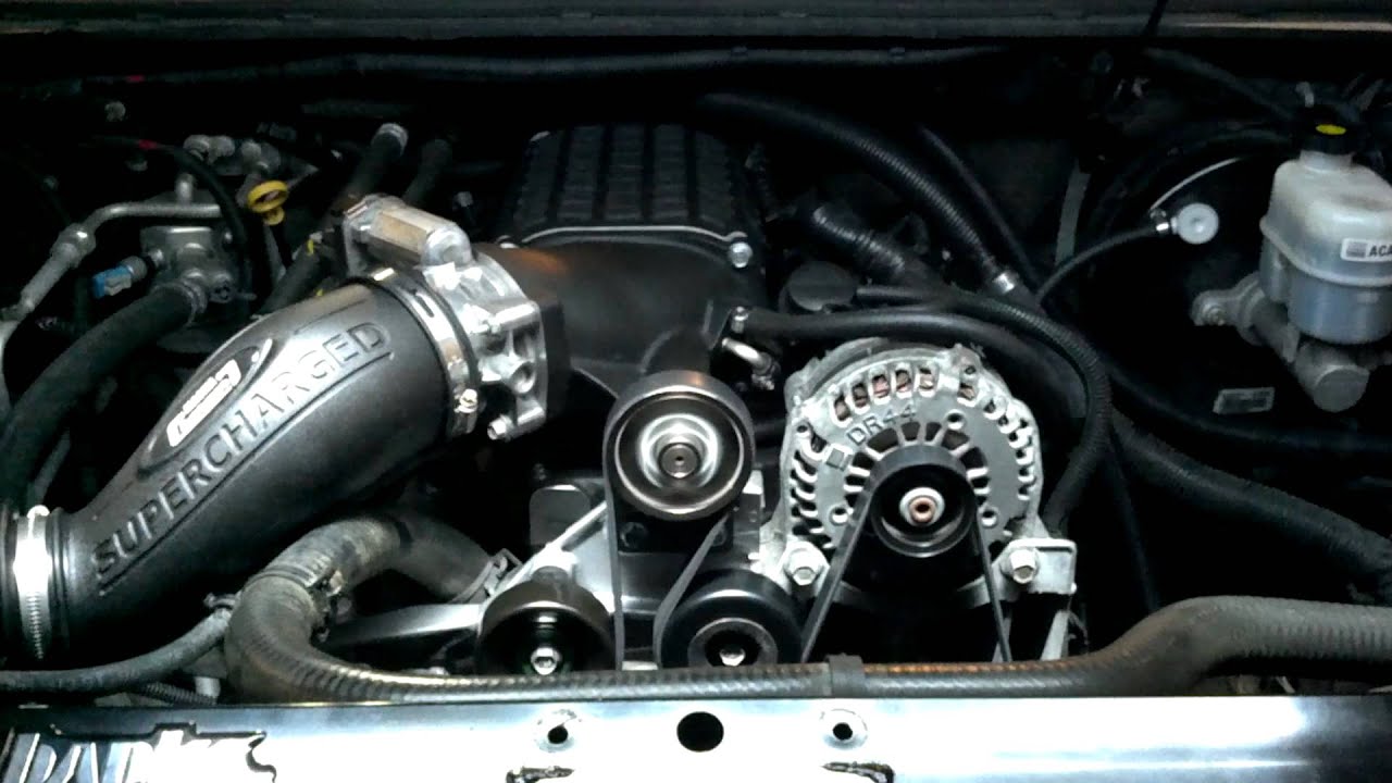 Magnacharger TVS2300 Supercharged Yukon Denali First Start - YouTube