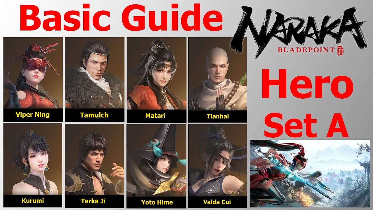 Naraka Bladepoint Hero Set A basic guide and tutorial for new players ...