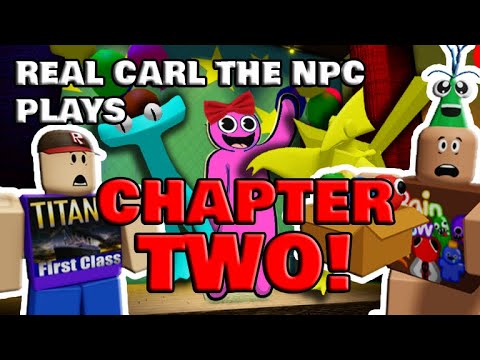 Rainbow Friends CHAPTER TWO! with the REAL Carl the NPC - YouTube