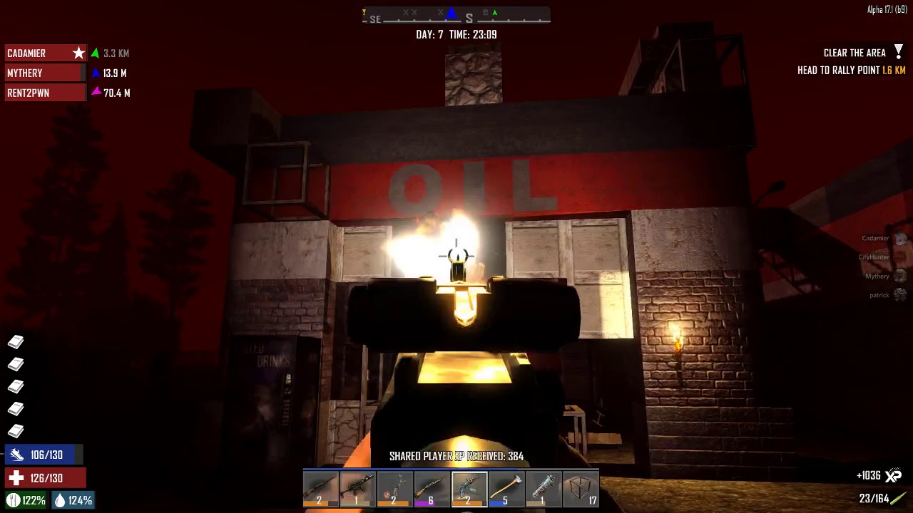 7dtd A17 Day 7 Horde Night - YouTube