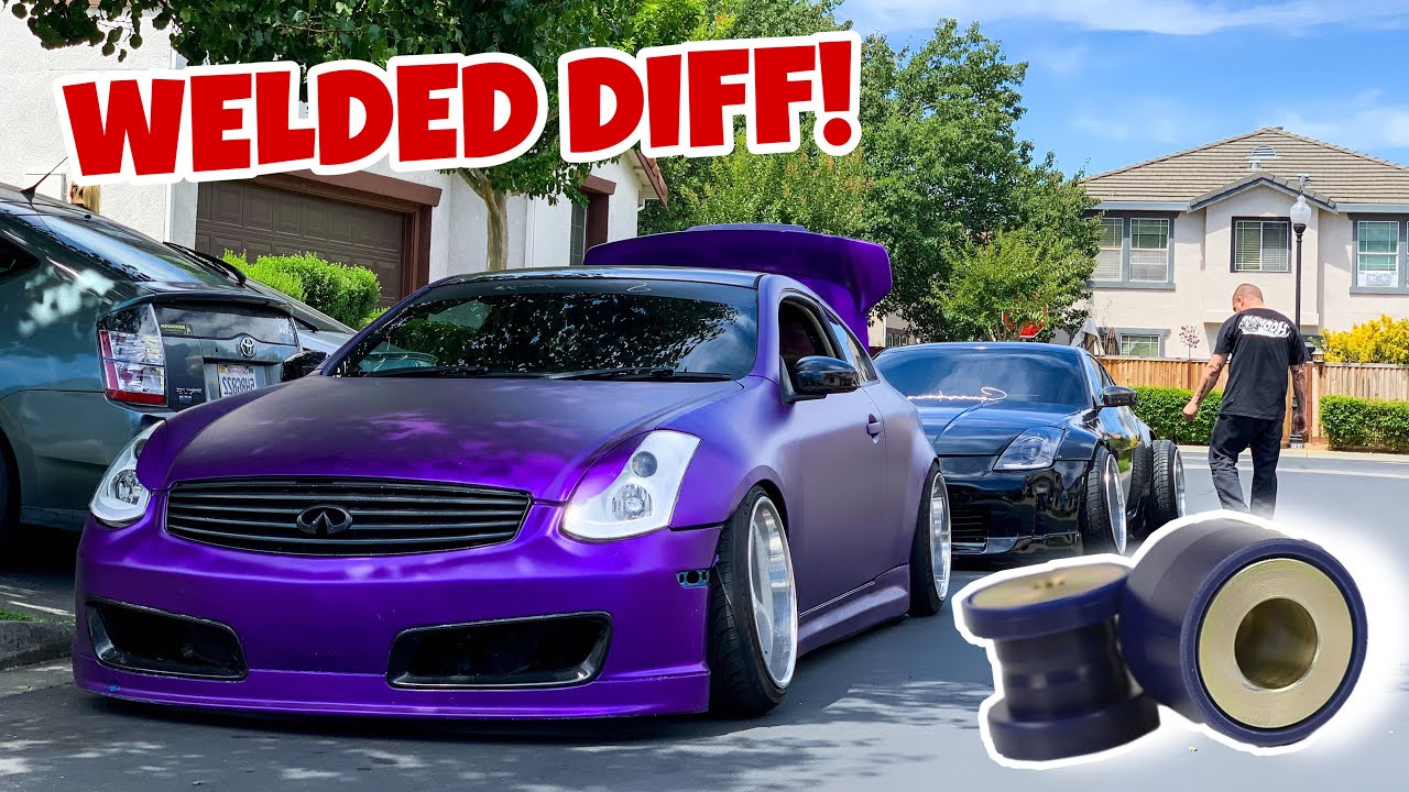 Z1 DIFFERENTIAL BUSHINGS + WELDED DIFF INSTALL ON MY G35! - YouTube