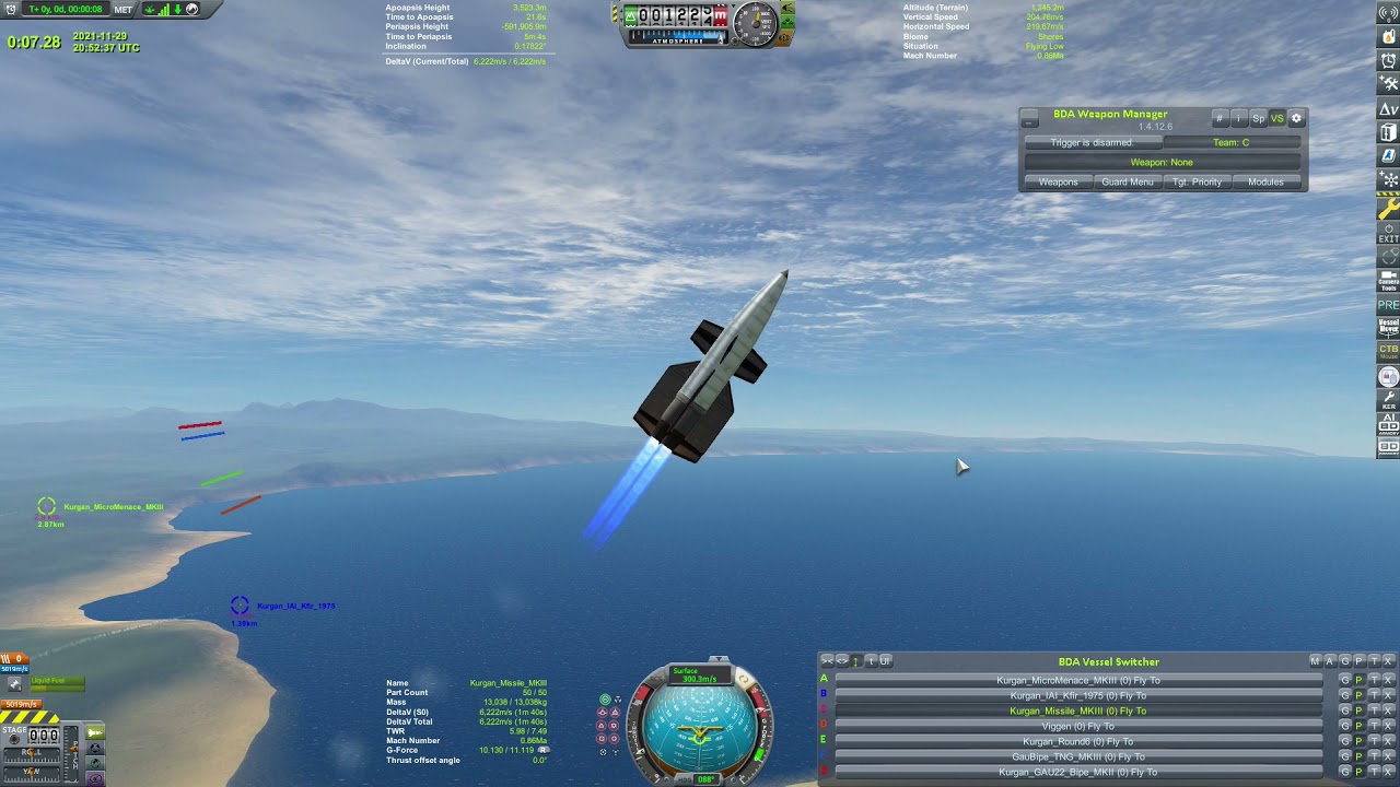 KSP 1.12.2 BDArmory for Runway Project Tournament Spawn Settings - YouTube