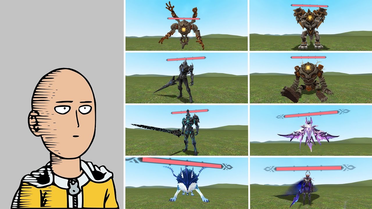 Saitama VS Genshin Impact #1 - Garry's Mod - YouTube