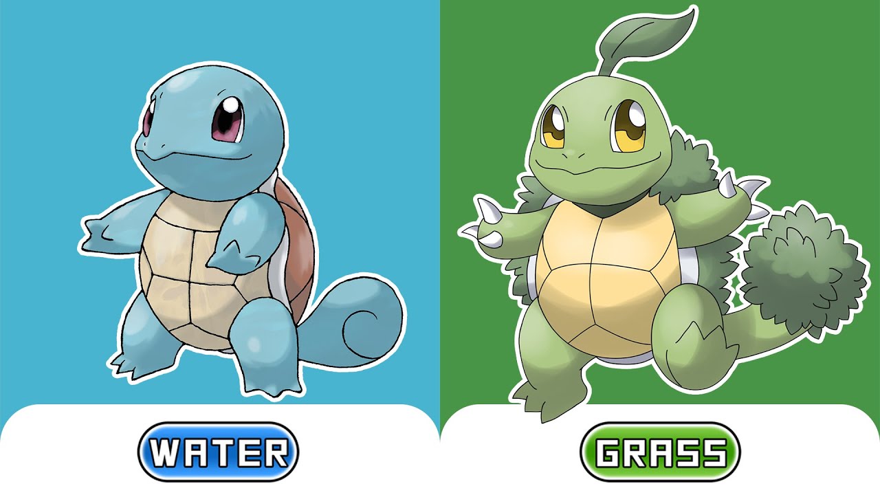 Grass Type Blastoise Evolution & Mega | Fire Venusaur - Water Charizard ...