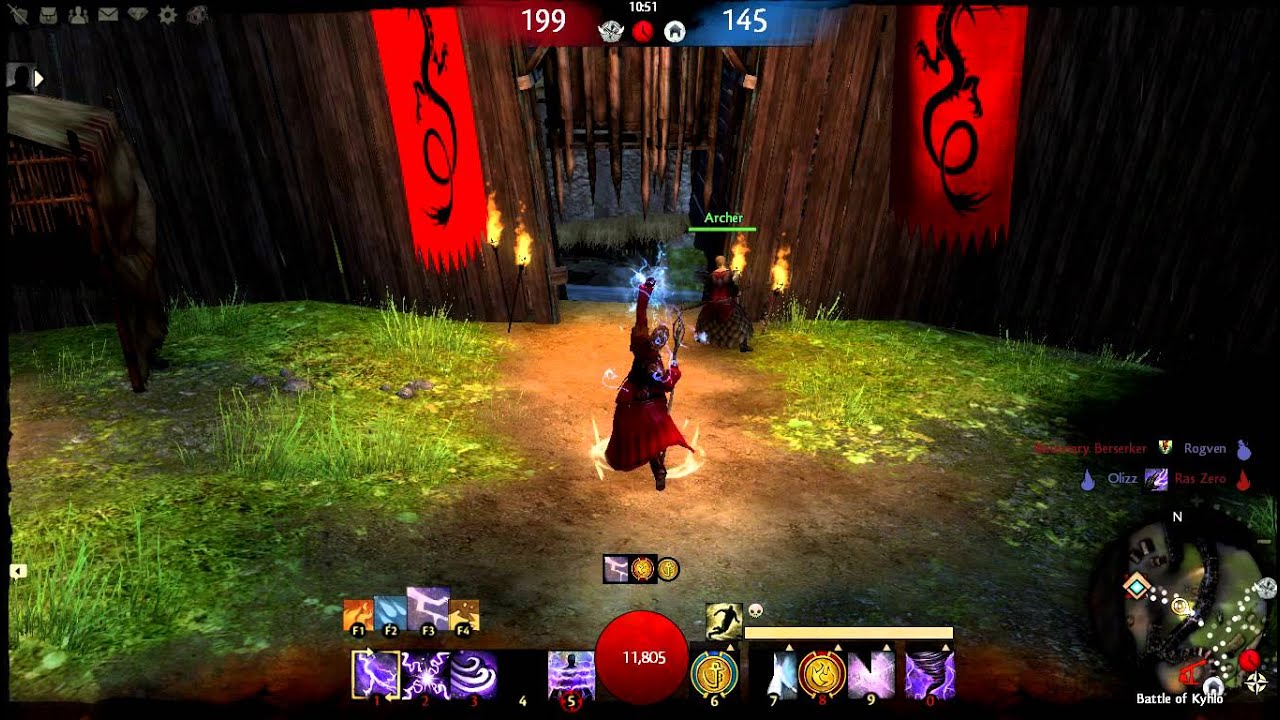 Guild Wars 2 PVP Beta Footage - Human Elementalist - YouTube