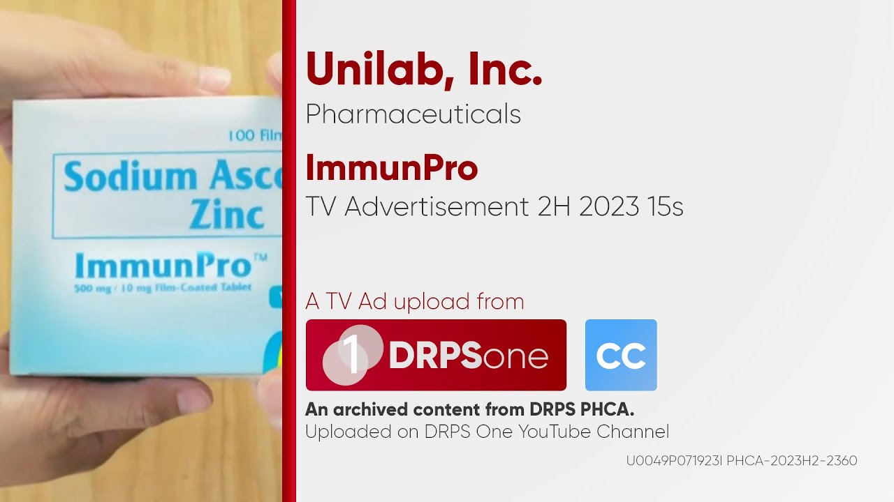 ImmunPro TV Ad 2H 2023 15s (Philippines) [CC] - YouTube