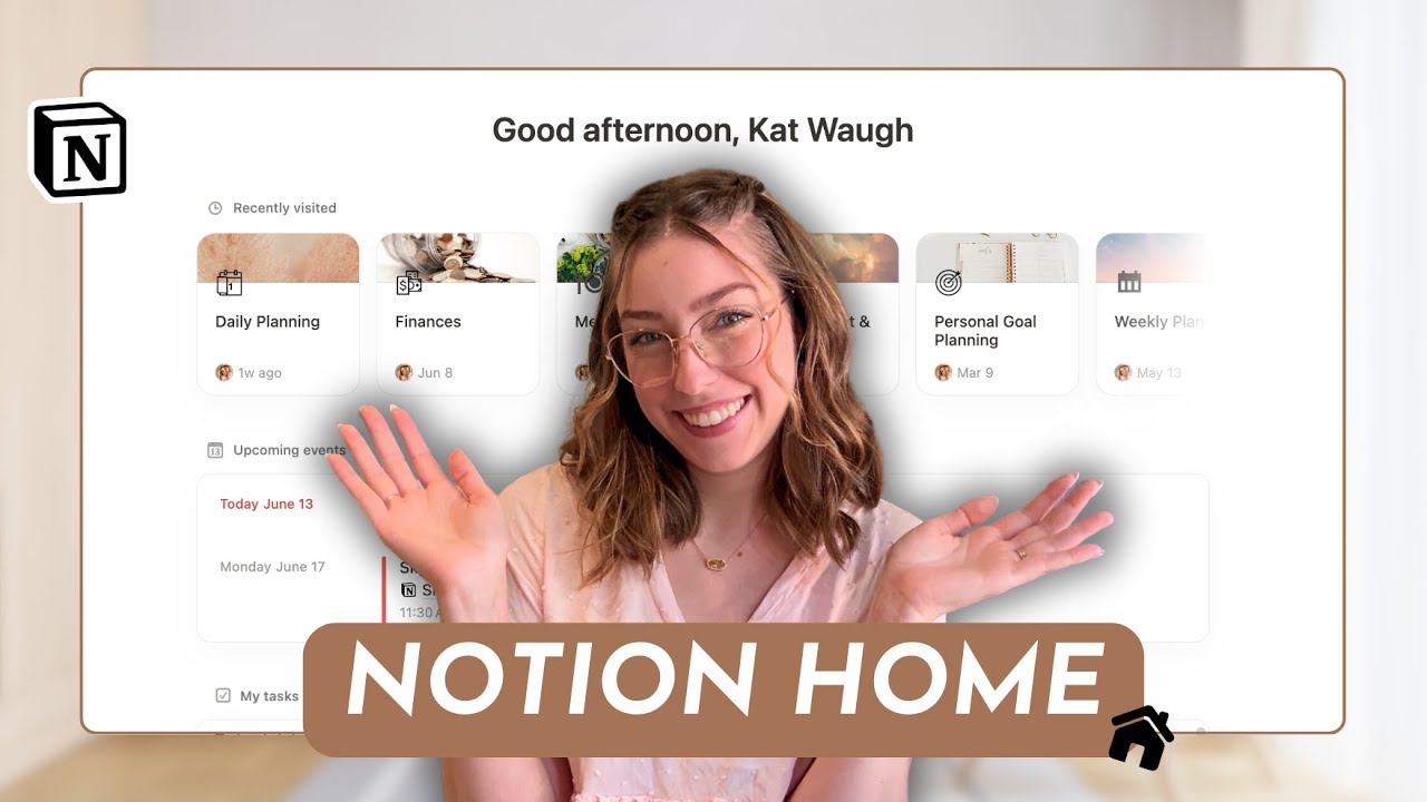 How I'm Using the NEW Notion Home Feature - YouTube