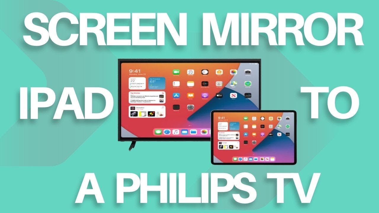 How To Screen Mirror iPad to Philips TV - YouTube