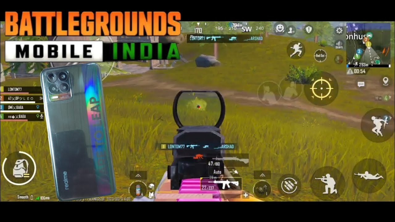 REALME 8 ULTRA GRAPHIC || BATTLEGROUND MOBILE INDIA || LONTOM GAMER ...