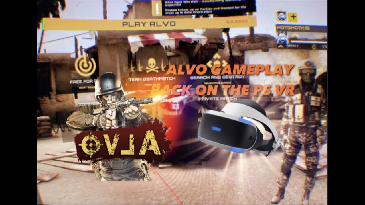 ALVO gameplay chat back on the ps vr - YouTube