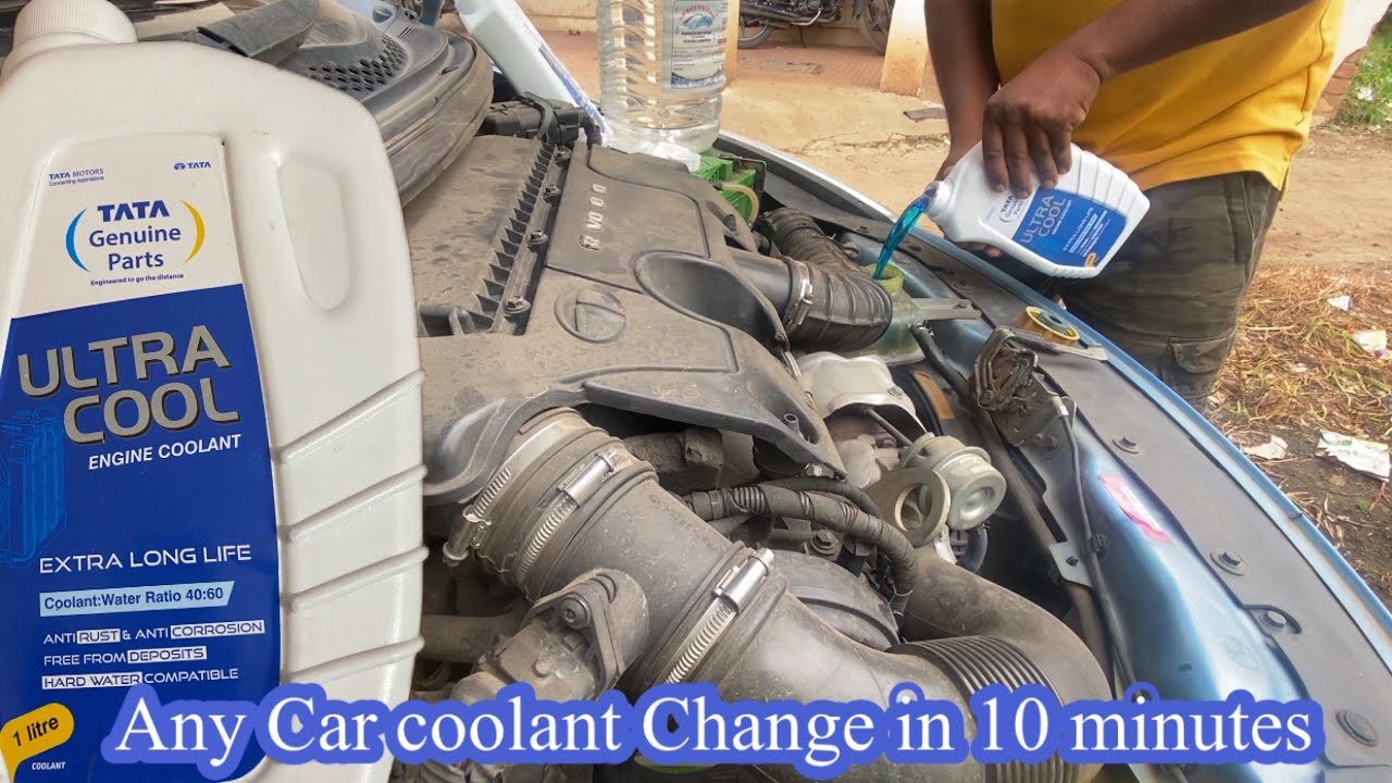 How to change coolant at home - YouTube