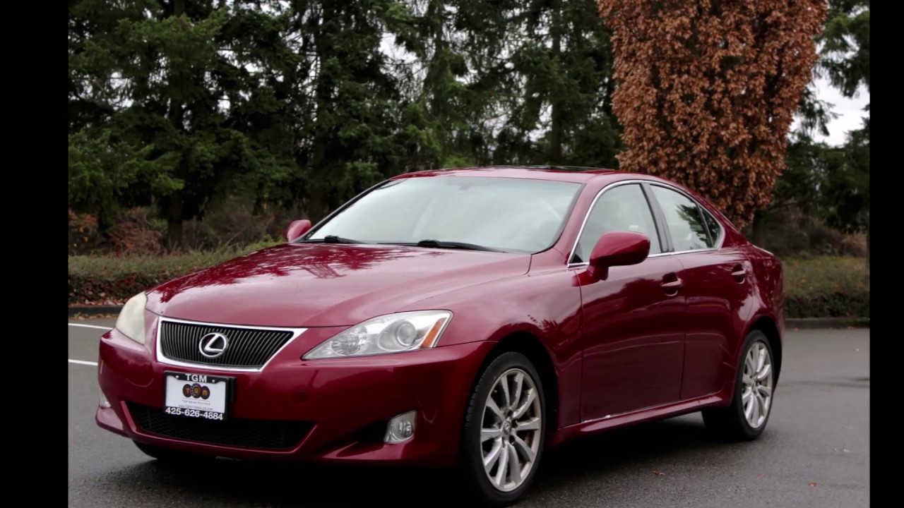 2008 Lexus IS 250 AWD - YouTube