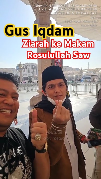 Gus Iqdam Ziarah Ke Makam Rosulullah Saw di Madinah #gusiqdam #sabilutaubah - YouTube
