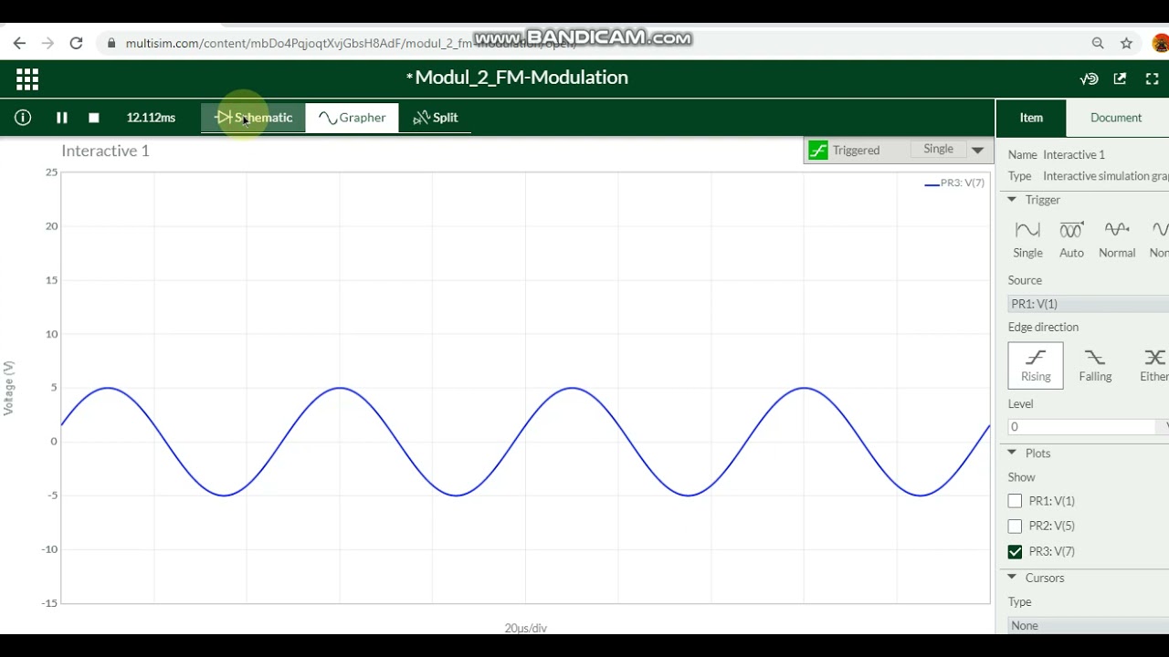 SIMULASI FM MODULATION DENGAN MULTISIM LIVE - YouTube
