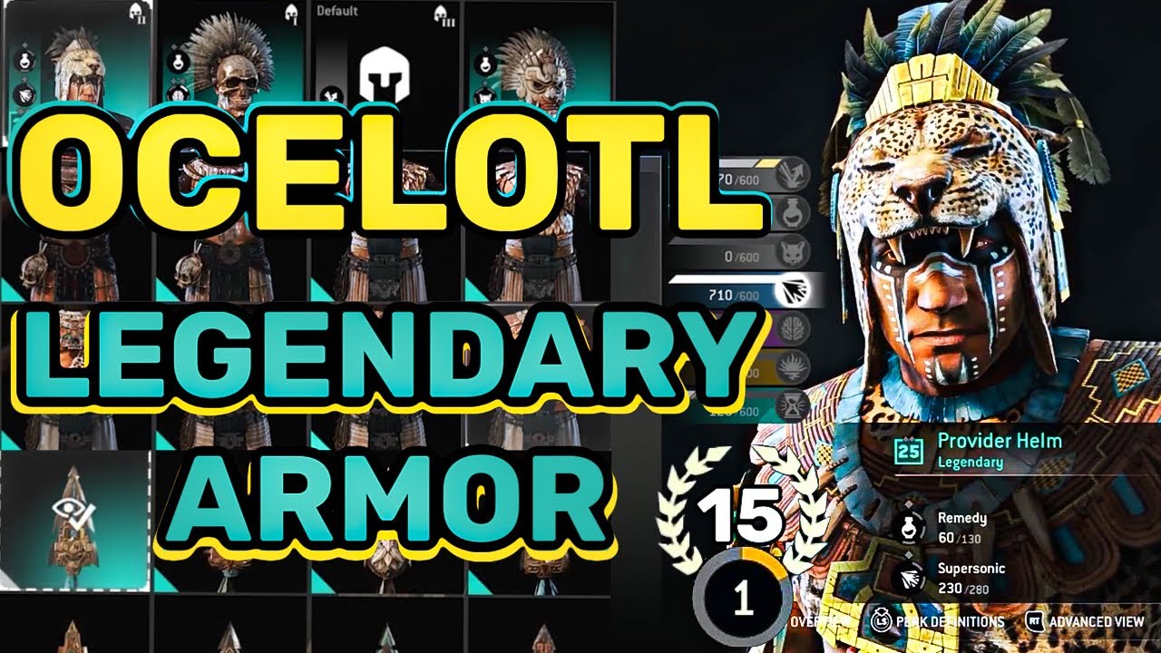 ALL REP 15 OCELOTL LEGENDARY ARMOR AND WEAPONS! - YouTube
