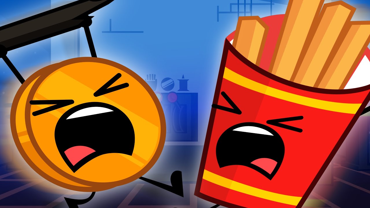 BFDIA 18: coiny vs fries - YouTube