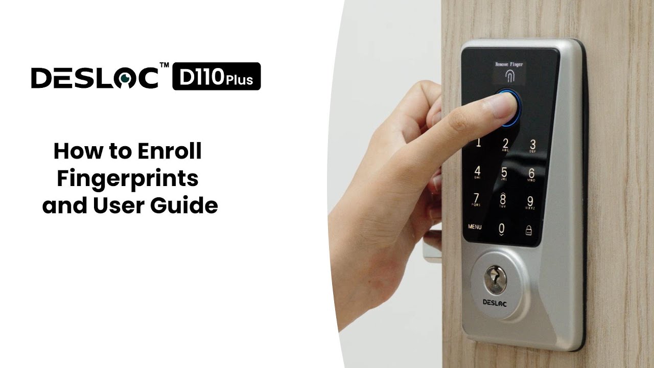 How to Enroll Fingerprints and User Guide - YouTube