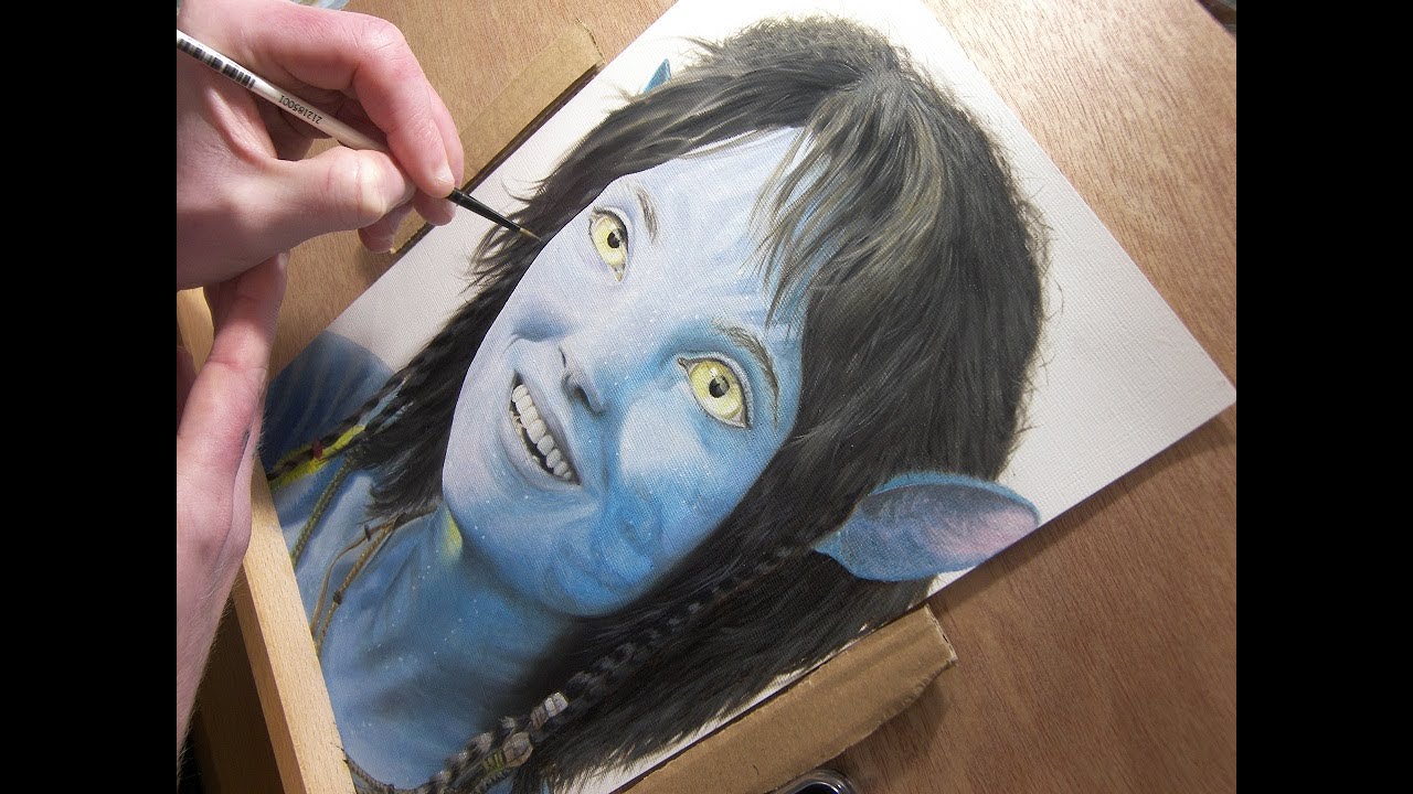 Painting Kiri from Avatar: The Way of Water - Oil Painting Timelapse ...
