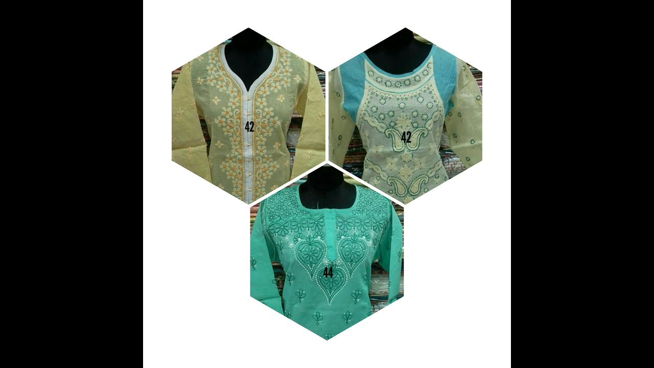 Latestr Chicken kari Cotton Short Kurti designs - YouTube