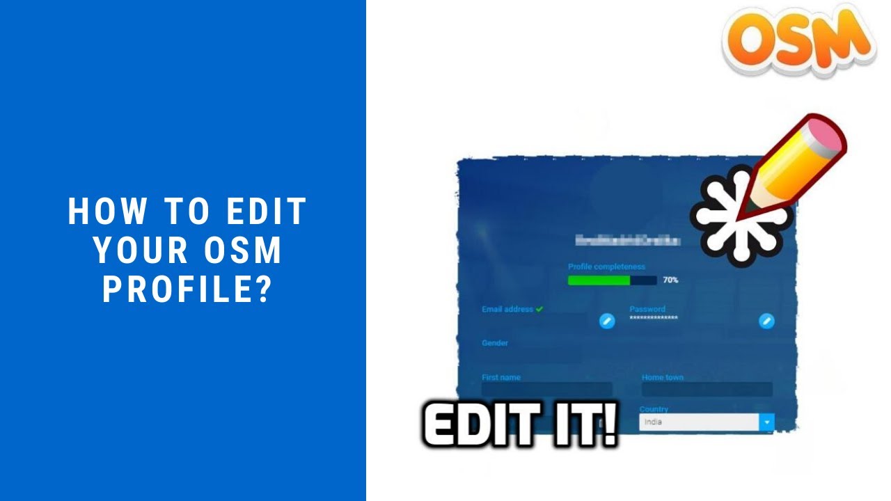 How to edit your OSM profile? 🖊️ I Our OsmGuide - YouTube