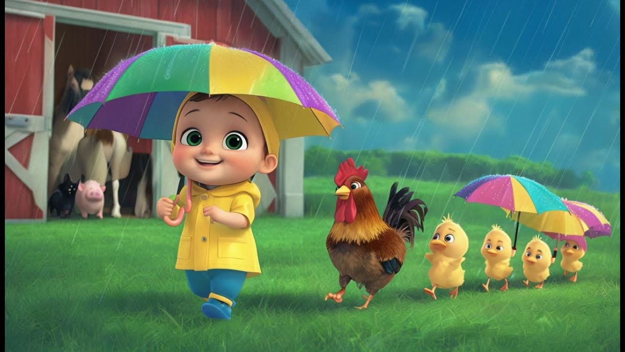Rain Rain Go Away (Animal Version) | Nursery Rhymes & Kids Songs - YouTube