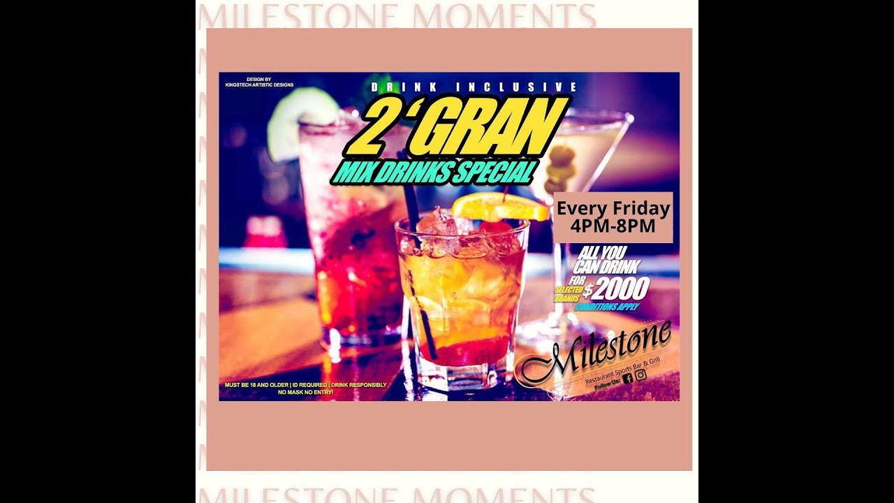 MILESTONE RESTAURANT SPORTS BAR & GRILL - YouTube