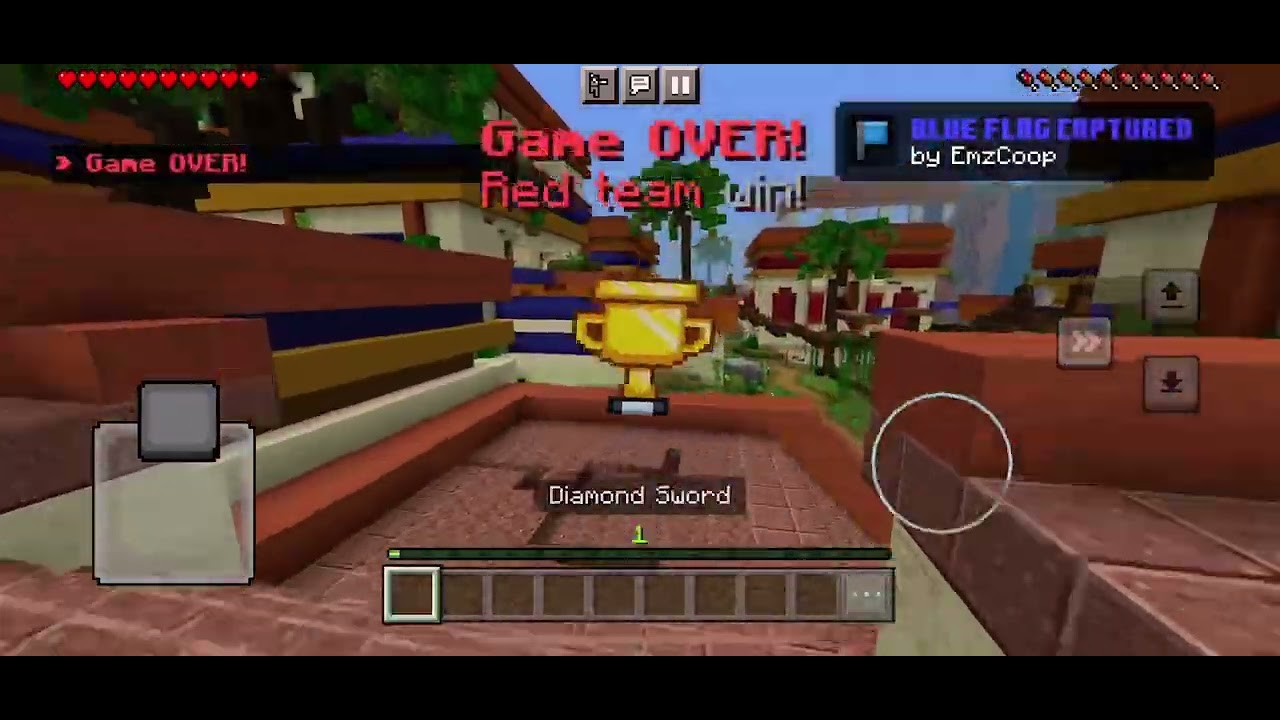 Playing Minecraft hive capture the flag in bedrock - YouTube