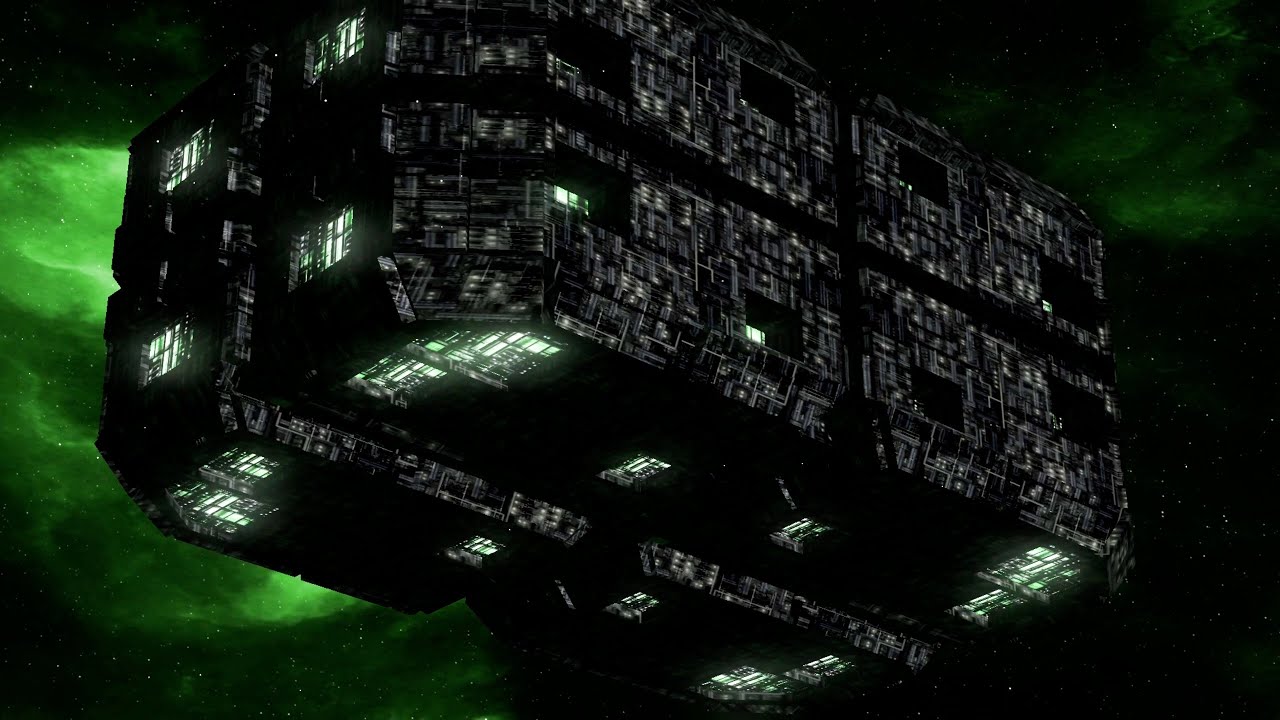 Star Trek Bridge Commander (Remastered) Borg Megalith Vs Borg Uni Mod ...