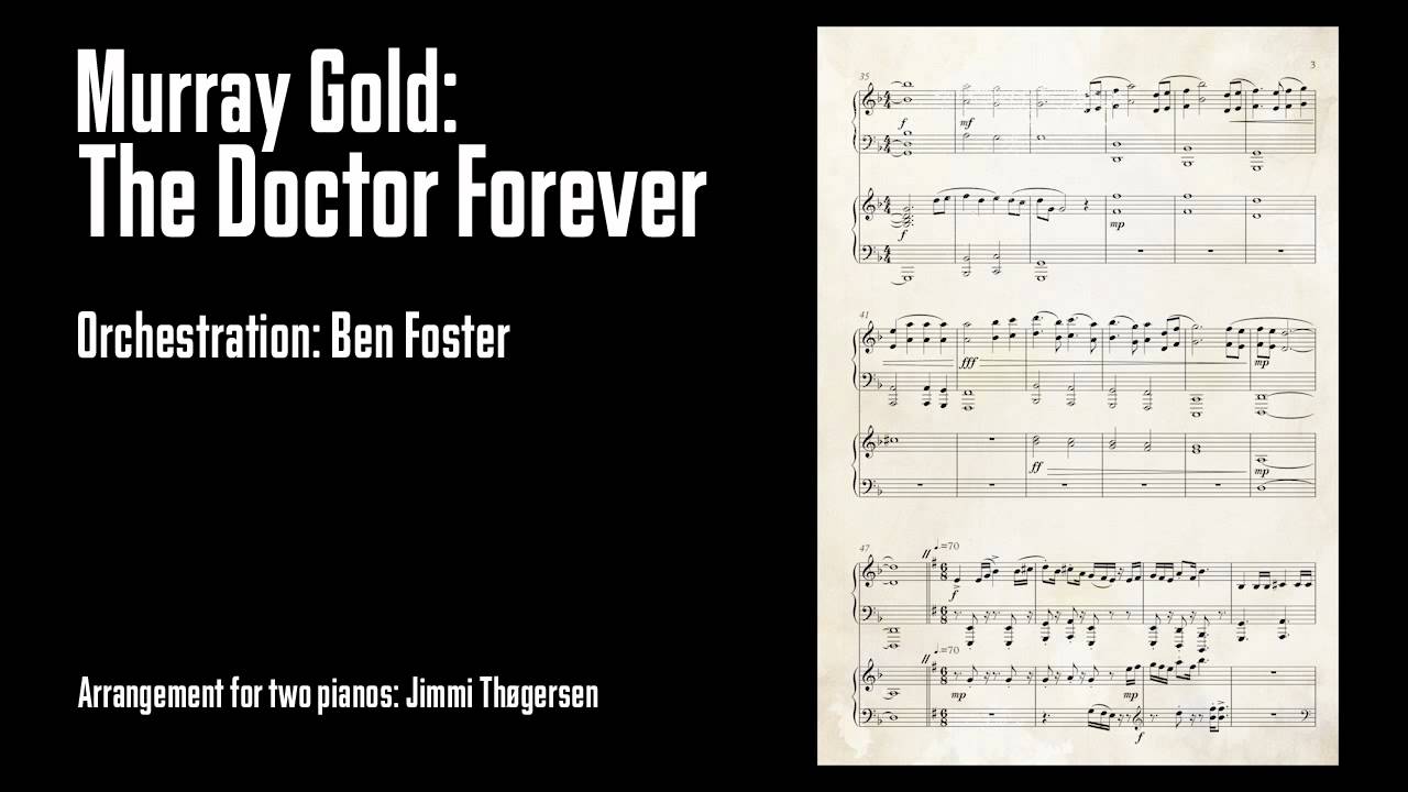 Murray Gold: The Doctor Forever (from Doctor Who - arrangement for 2 ...