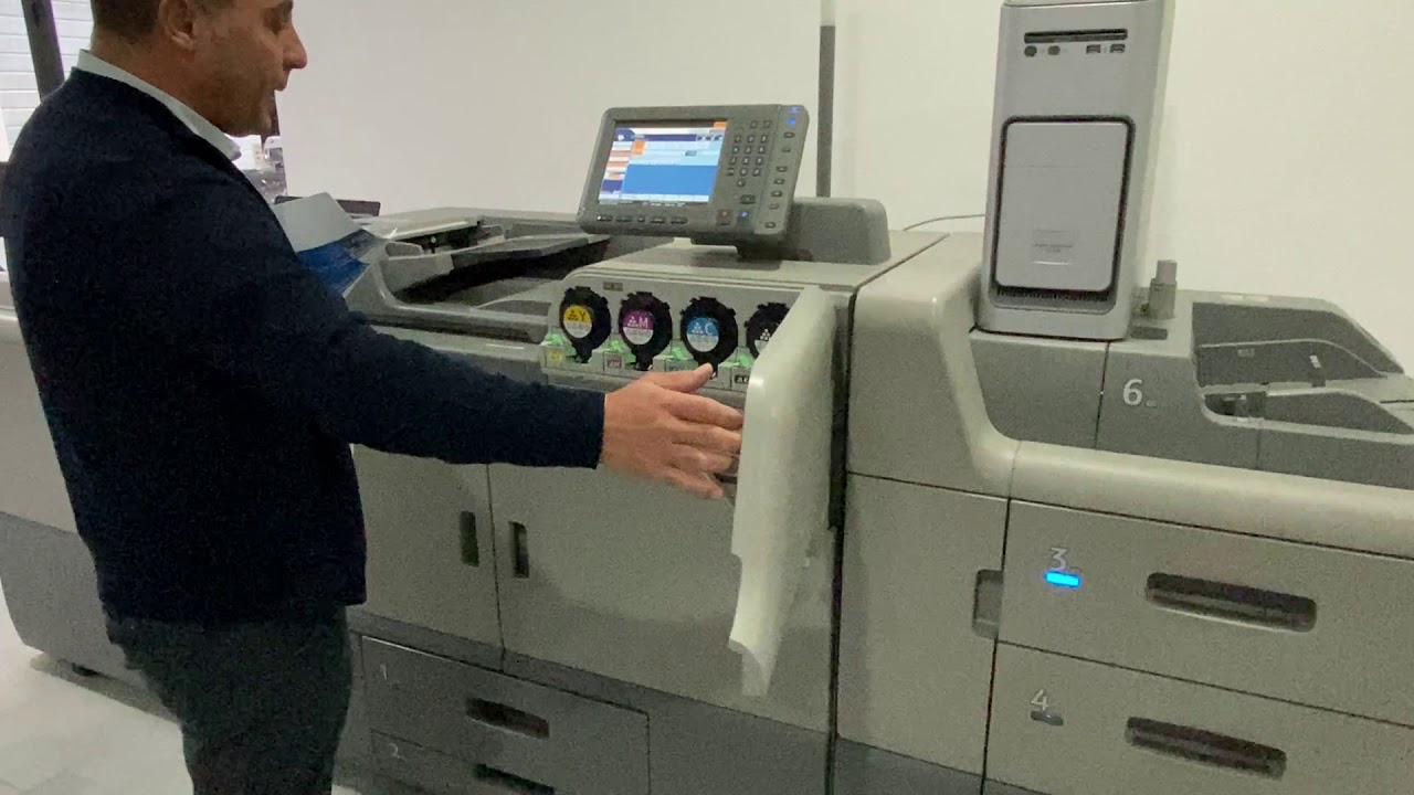 Ricoh Pro C651EX Usata - YouTube
